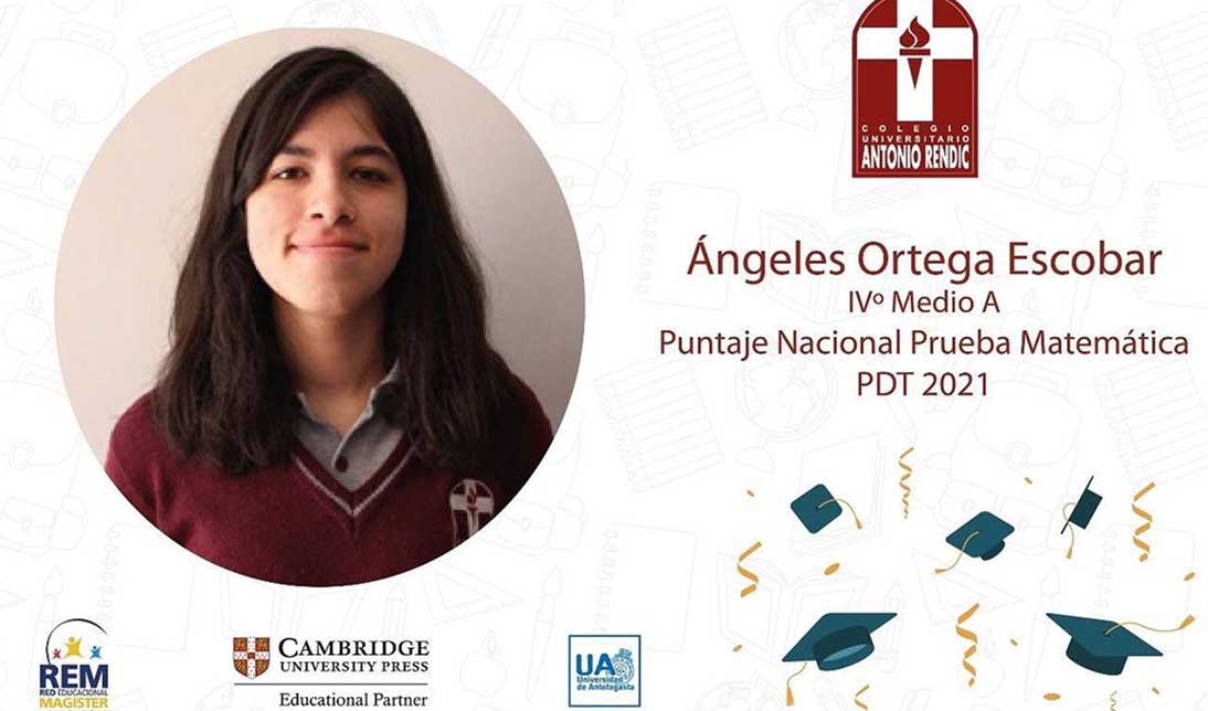 Alumna del Colegio Antonio Rendic de Antofagasta se suma a los puntajes ...