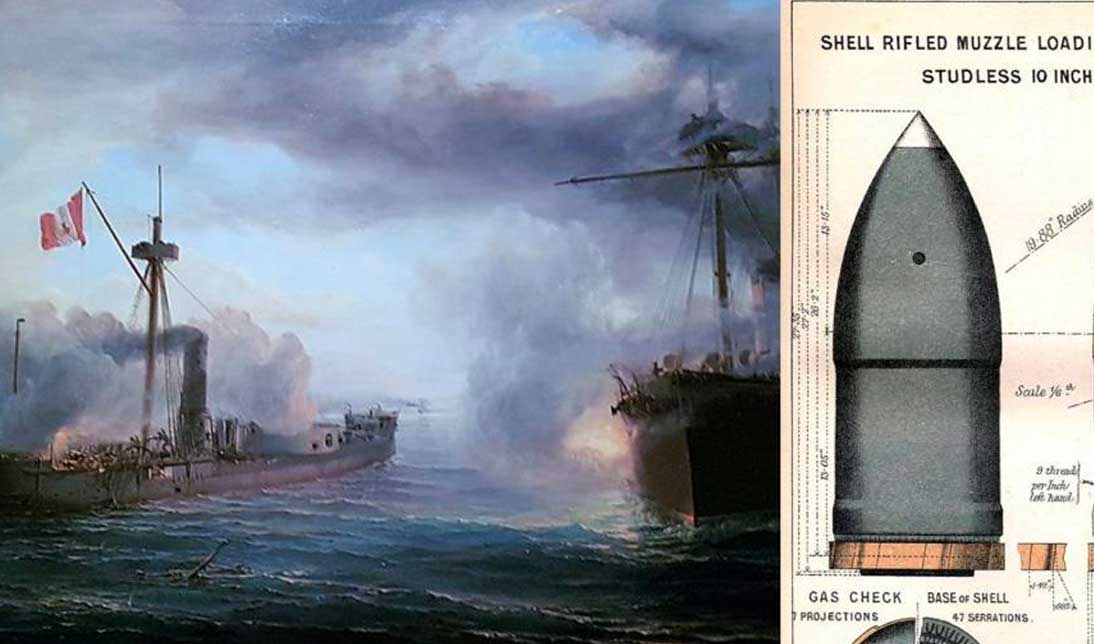 Angamos: la batalla donde debuta el proyectil antiblindaje - Timeline.cl