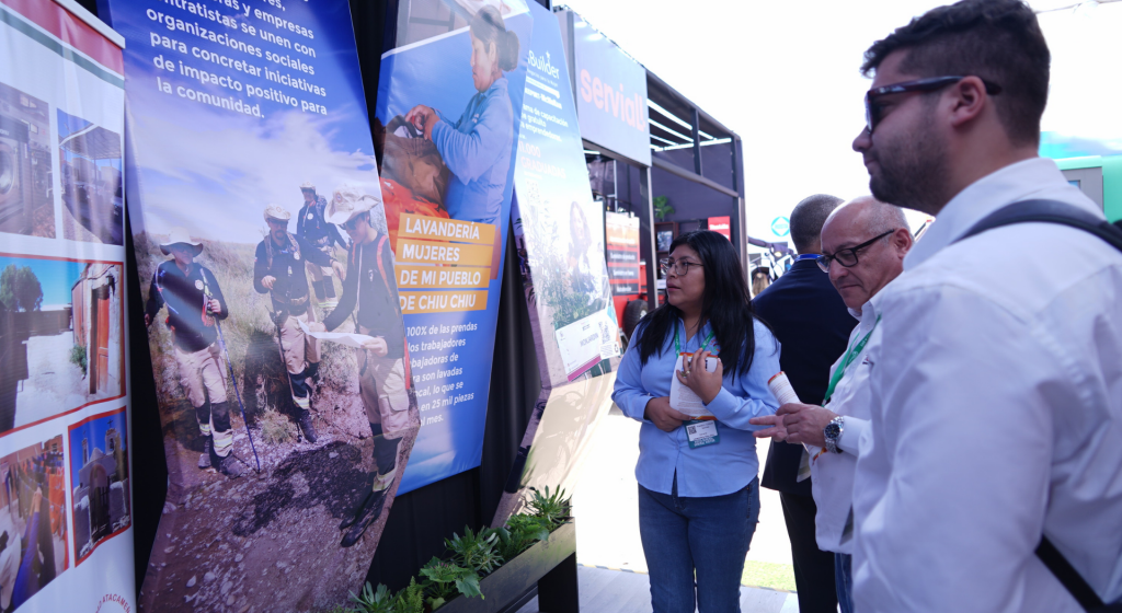 Minera El Abra presenta a proveedores locales en su stand de EXPONOR ...